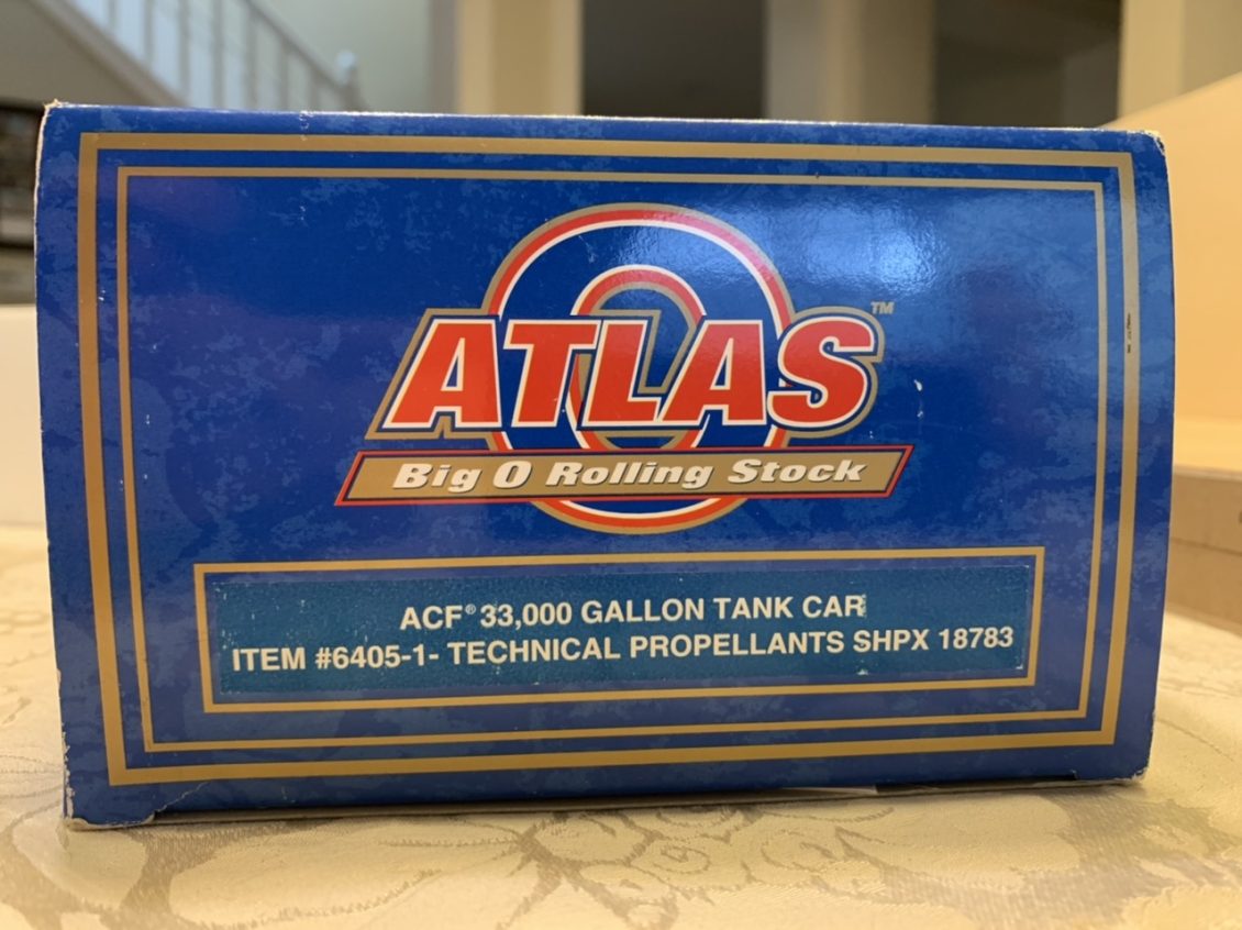 Atlas 33,000 Gal Tank Technical Propellants (3 Rail) – THE INDUSTRIAL LEAD